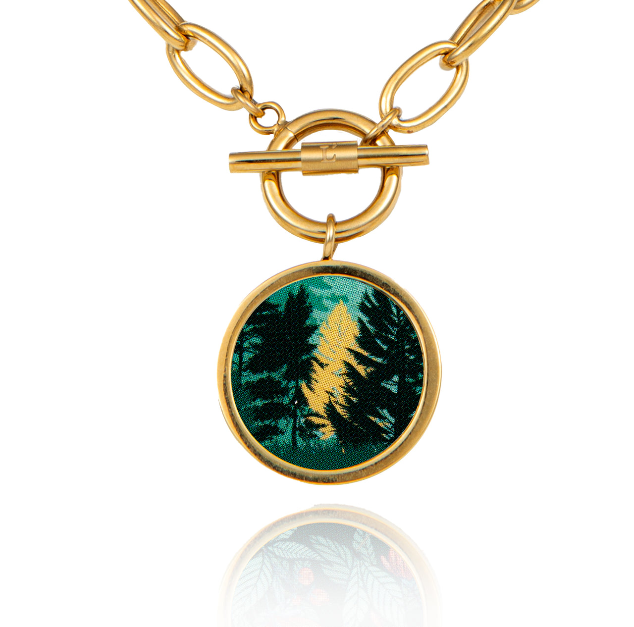 Collier grosse maille tendance, collier bohème - louise-garden.fr